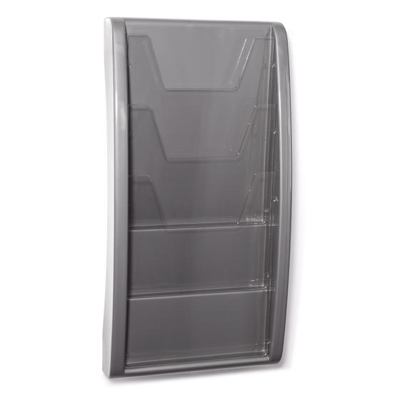 DIN A4 Display / 3 Etg. / Wandmontage (Grau)